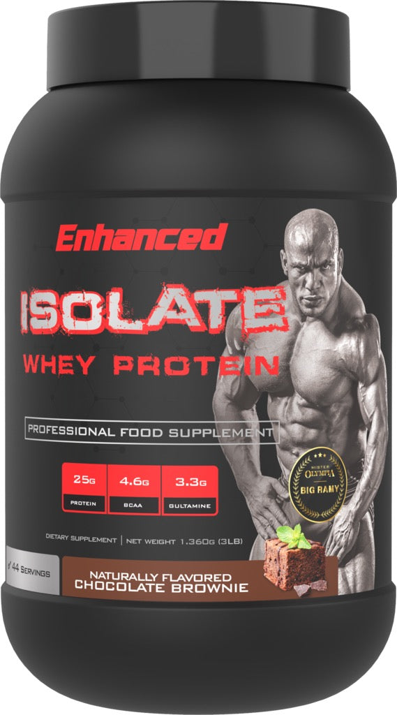 ENHANCED WHEY ISOLATEThe Cleanest Whey Isolate Protein Powder