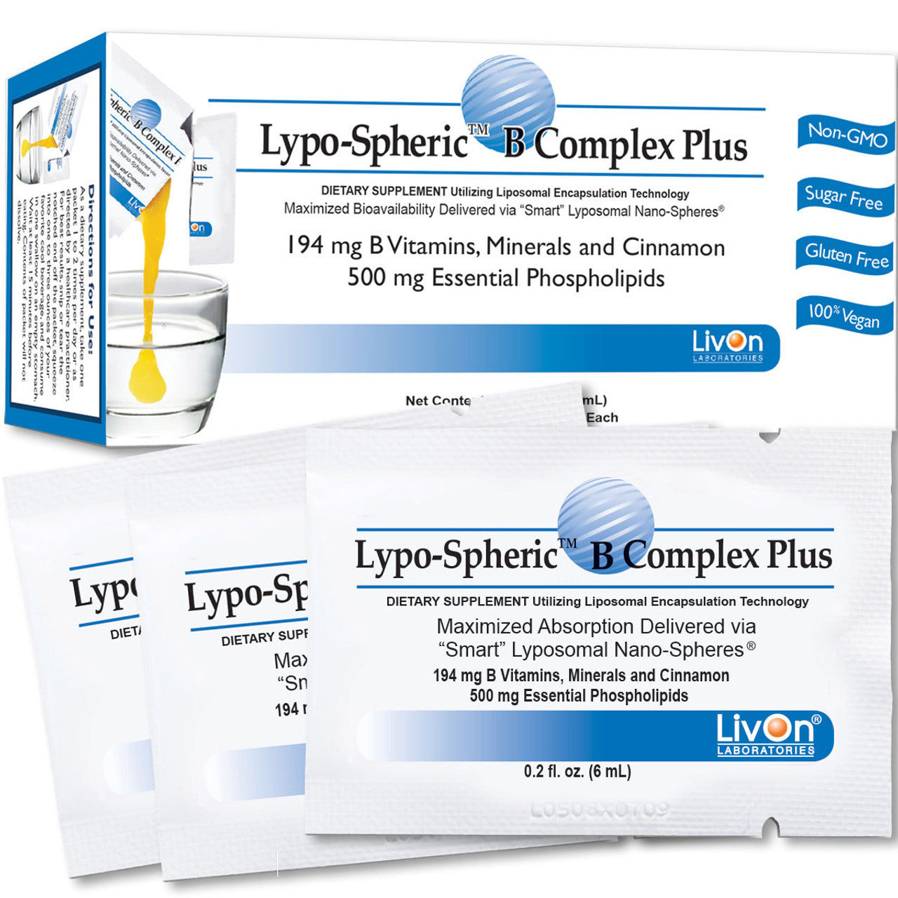 Lypo-Spheric® B Complex Plus 30 packs