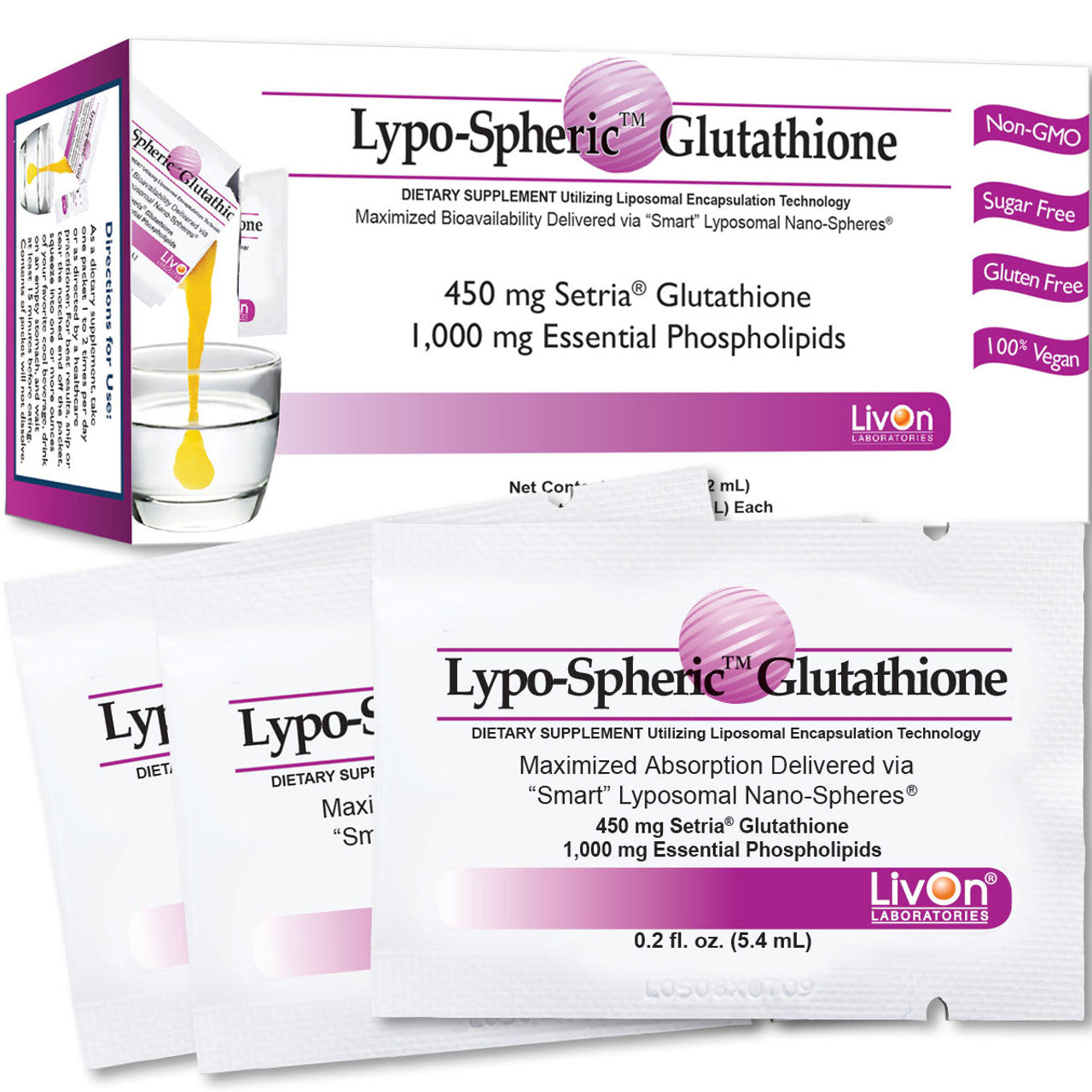 Lypo Spheric Glutathione 30 Packs