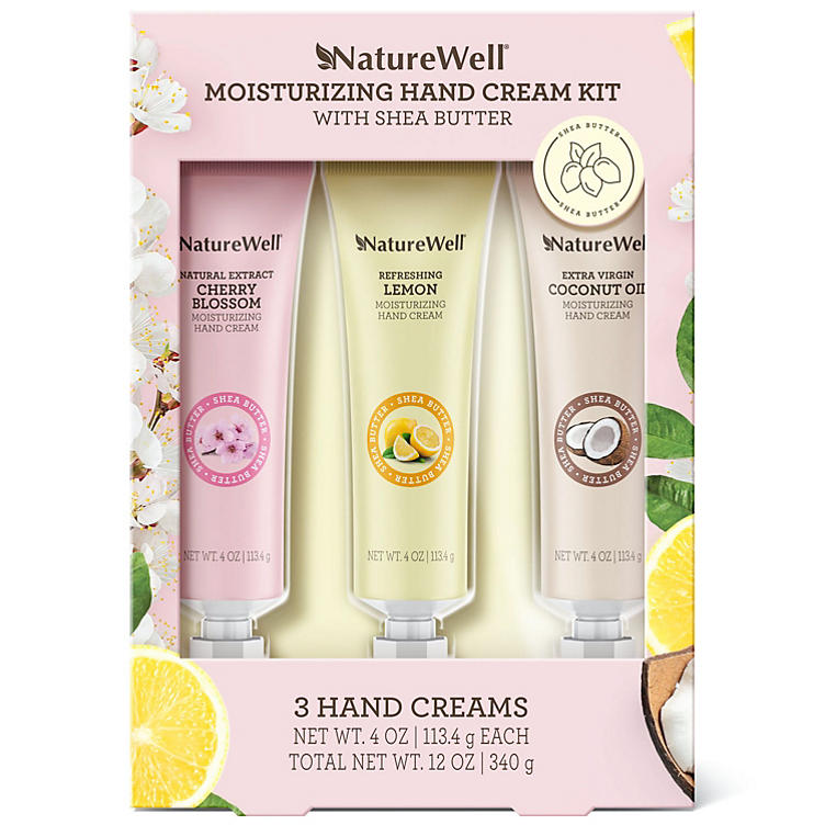 NatureWell Moisturizing Hand Cream Kit (4 oz., 3 pk.)