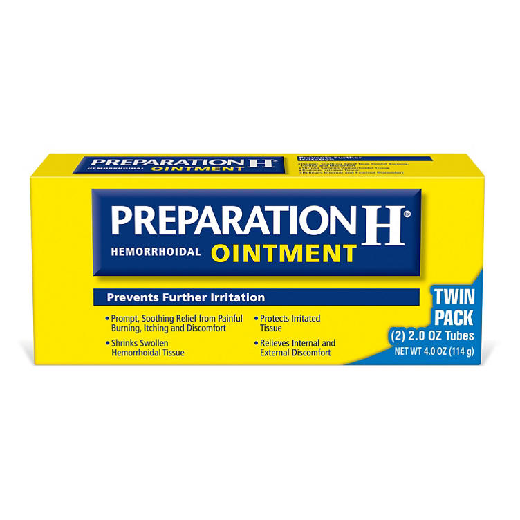 Preparation H Hemorrhoid Symptom Treatment Ointment Itching, Burning a